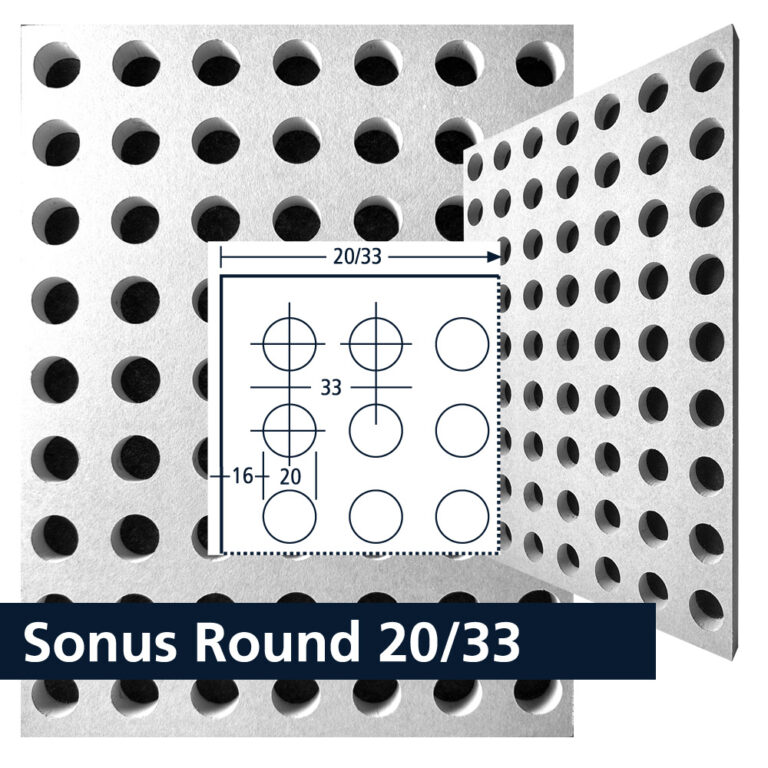 Sonus Round 20/33 » Perforated Gypsum Drywall Board - Gypsorb