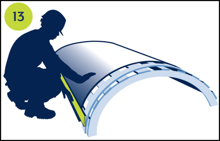 Gypsum Curved Installations » Perforated Gypsum Drywall Board - Gypsorb