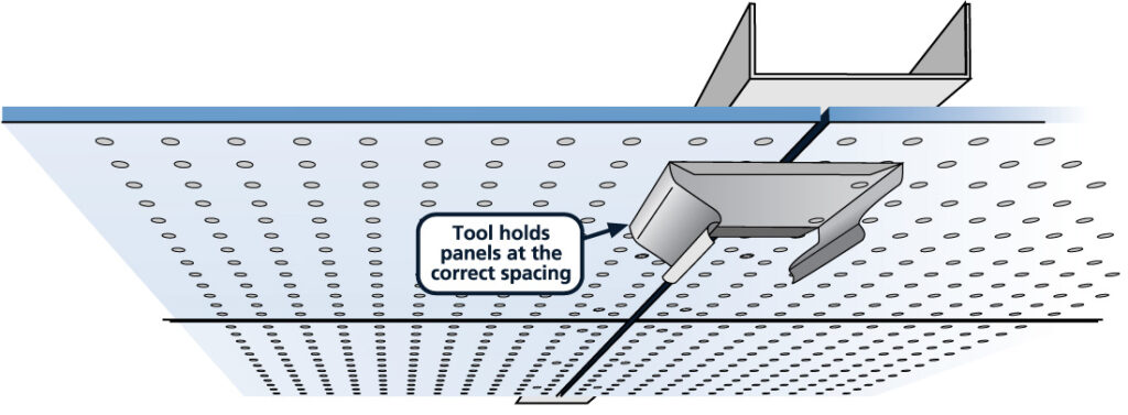 Installation » Perforated Gypsum Drywall Board - Gypsorb
